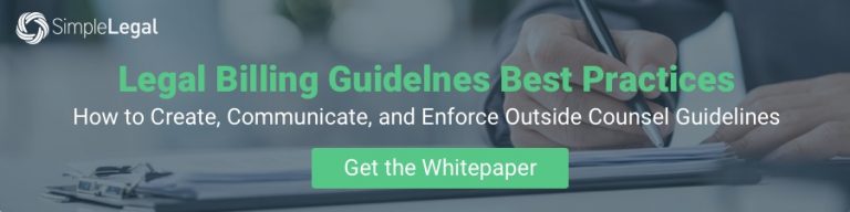 4 Quick Tips to Improve Your Legal Billing Guidelines | SimpleLegal