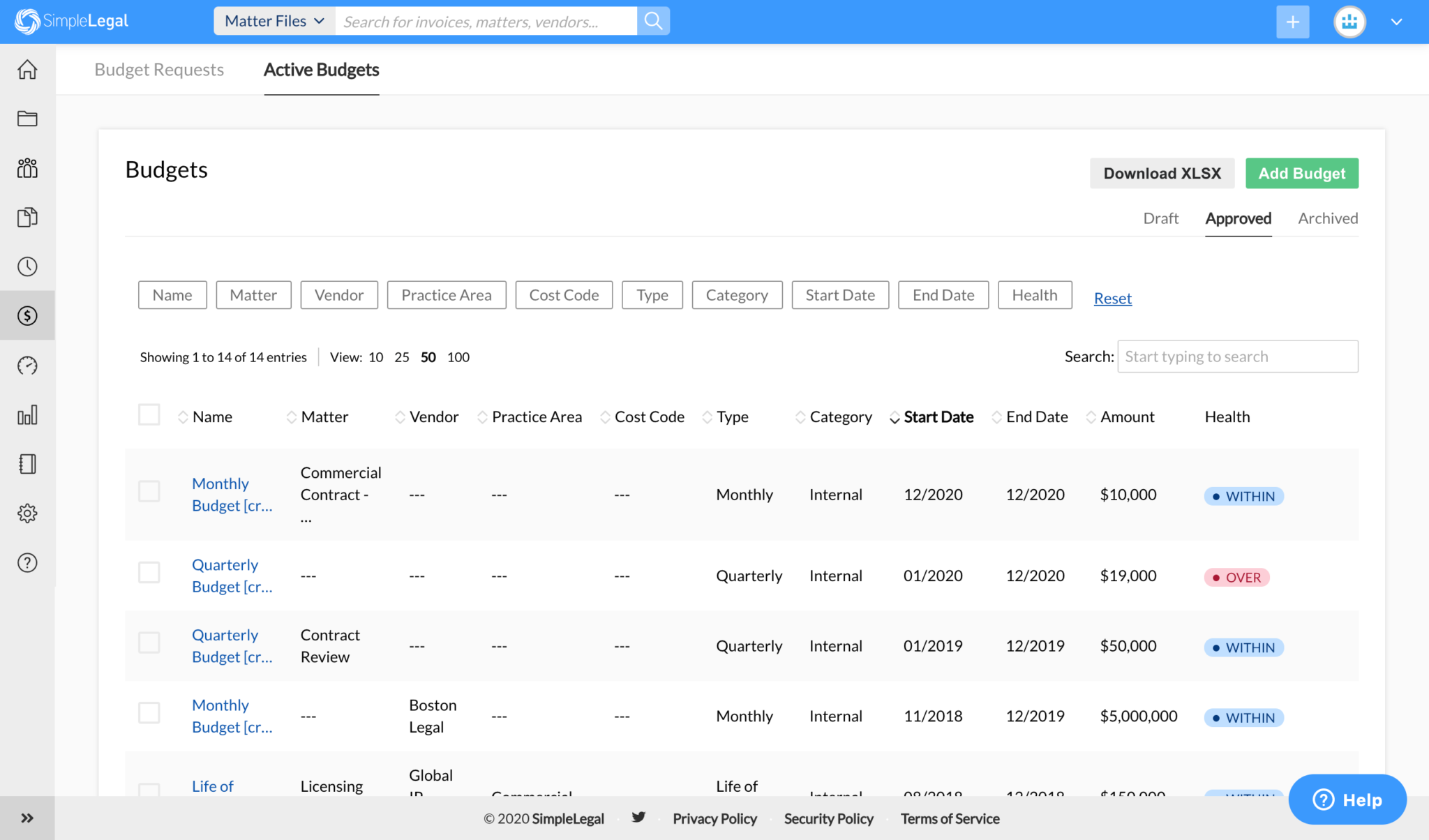 Control Legal spend & maximize resources with new advanced budget ...